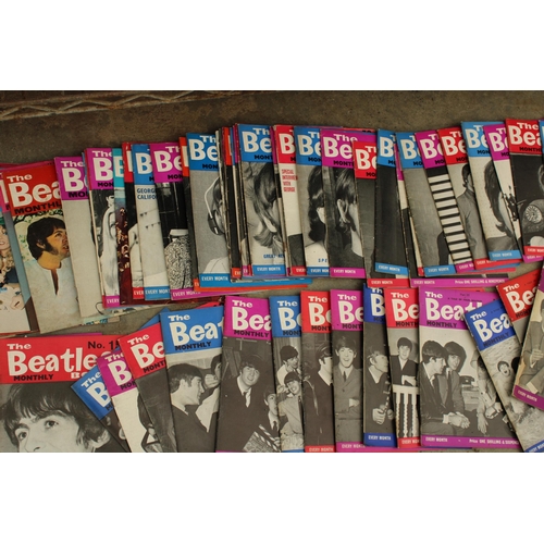 A LARGE COLLECTION OF 'THE BEATLES MONTHLY' MAGAZINES