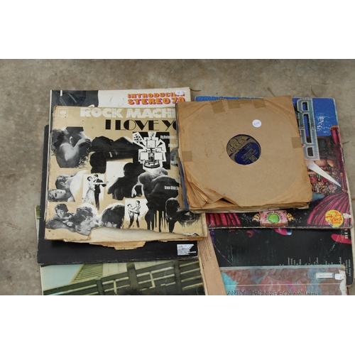 AN ASSORTMENT OF LP RECORDS