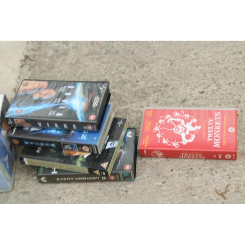 AN ASSORTMENT OF VHS VIDEOS