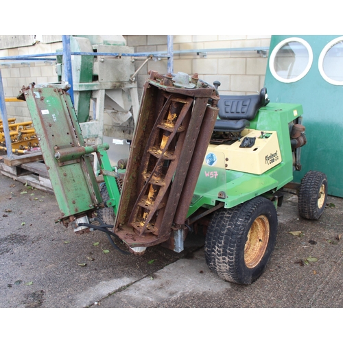 SABO ROBERINE GANG MOWER WITH KUBOTA 3CYL ENGINE RUNS AND DRIVES BUT ...
