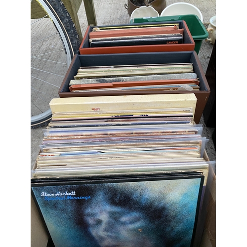 A LARGE ASSORTMENT OF VARIOUS VINYL RECORDS