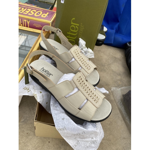 TWO PAIRS OF HOTTER CONCEPT LADIES SHOES