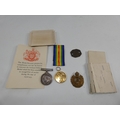 A WORLD WAR I MEDAL PAIR AWARDED TO 165866 SAPPER A THOMAS ROYAL ENGINEERS