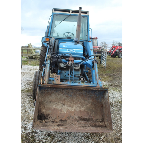 A FORD 5610 2 WD TRACTOR WITH TANCO 978 FORE END LOADER B411 TNW 5088 ...