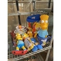 AN ASSORTMENT OF VARIOUS SIMPSONS ITEMS TO INCLUDE FIGURES, A CUP AND ...