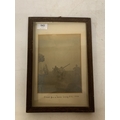 A FRAMED PHOTOGRAPH OF THE ELSWICK GUN IN ACTION DURING THE BOER WAR ...