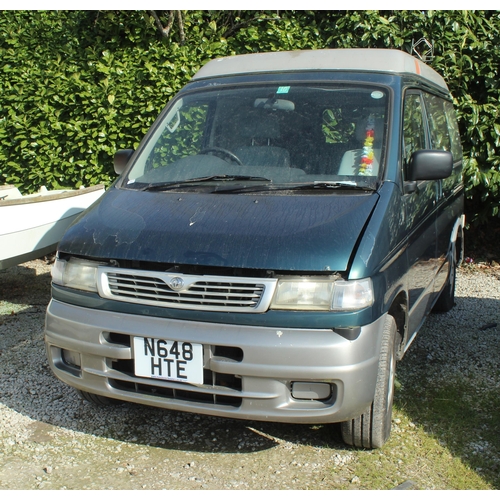 A MAZDA MOTOR CARAVAN (N648HTE) 2.4 LITRE DIESEL AUTOMATIC EIGHT SEATER ...