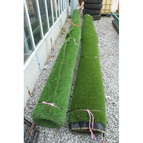 A ROLL OF ASTRO TURF 4M X 3.5M A ROLL OF ASTRO TURF 5M X 4M IN GOOD ...