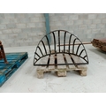 A VERY LARGE CAST IRON HAY RACK NO VAT TO BE COLLECTER FROM CONGLETON ...