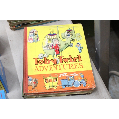 THREE TOBY TWIRL ANNUALS FROM 1947, 1953 AND 1955