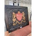 A VINTAGE WOODEN ROYAL INSURANCE COMPANY LIMITED SIGN