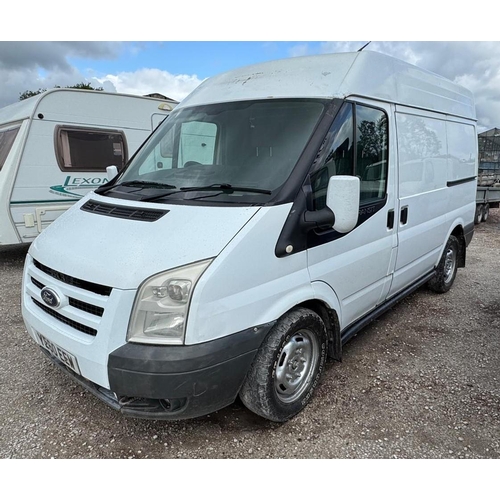 WHITE FORD TRANSIT 115 T280S FWD TRANSIT YE60EEW FIRST REG 25/11/10 5 ...