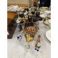 A COLLECTION OF VINTAGE DRIOLI LIQUOR BOTTLE FIGURES FROM THE 1970'S ...