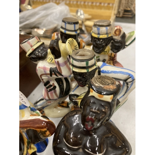 A COLLECTION OF VINTAGE DRIOLI LIQUOR BOTTLE FIGURES FROM THE 1970'S ...
