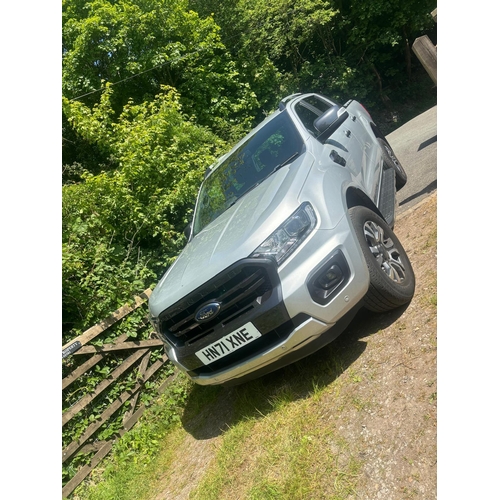 FORD RANGER WILDTRACK ECOBLUE 4X4 A DIESEL PICK UP HN71XNE FIRST REG 26/10/21 APPROX 26000 MILES MO