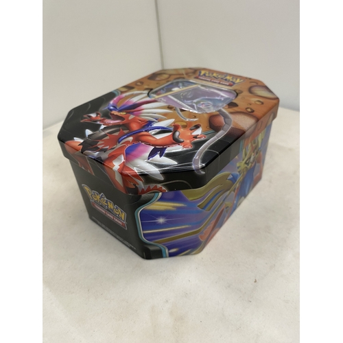 A POKEMON COLLECTORS TIN FULL OF CARDS INCLUDING CELEBRATIONS, 25TH ...