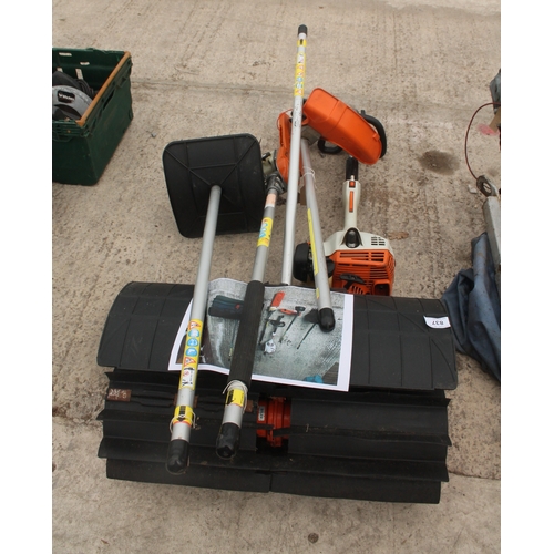 STIHL MULTITOOL - BRANCH CUTTER, STRIMMER, TILLER, BRUSH. IN WORKING ...