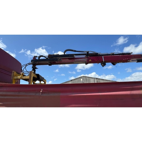 DAF CF SEMI AUTOMATIC DROP SIDE LORRY & DRAG COMPLETE WITH A HIAB WHICH ...