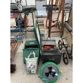 AN ASSORTMENT OF GARDEN TOOLS TO INCLUDE S ELECTRIC QUALCAST LAWNMOWER ...