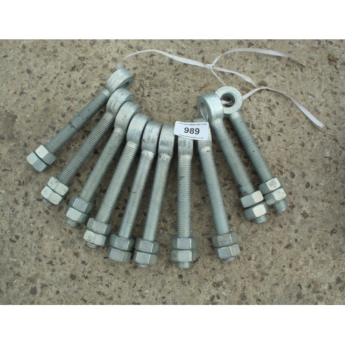 10 EYE BOLTS + VAT