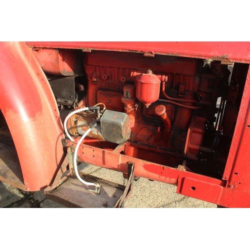 A DAVID BROWN CROP MASTER DIESEL, STARTS AND RUNS. AN UNFINISHED ...