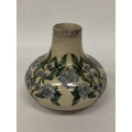 A COBRIDGE STONEWARE PERIWINKLE VASE - APPROX 20.5 CM