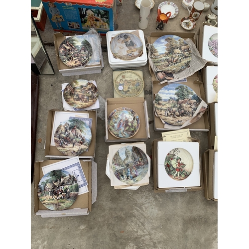A LARGE QUANTITY OF ASSORTED COLLECTORS PLATES