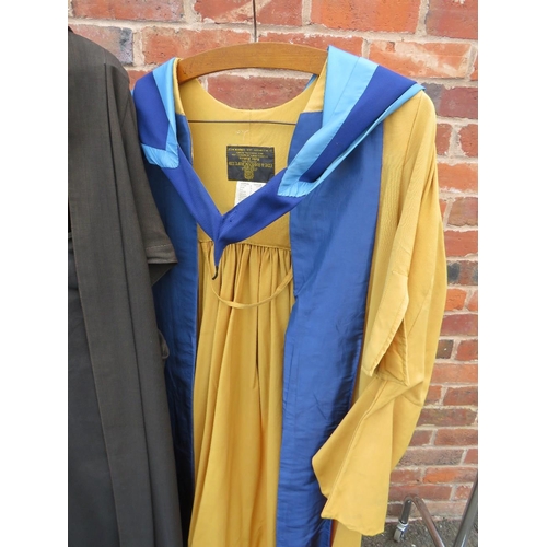 A SELECTION OF ACADEMIC ROBES / CAPS ETC., to include an Ede and ...