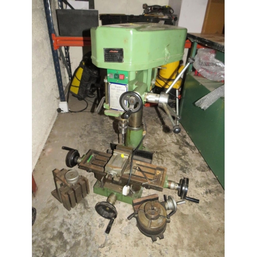 ALPINE RF-20 DRILLING/MILLING MACHINE COMPLETE WITH DIVIDING HEAD AND ...