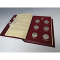 THE CHURCHILL CENTENARY TRUST STERLING SILVER PROOF EDITION COIN SET ...