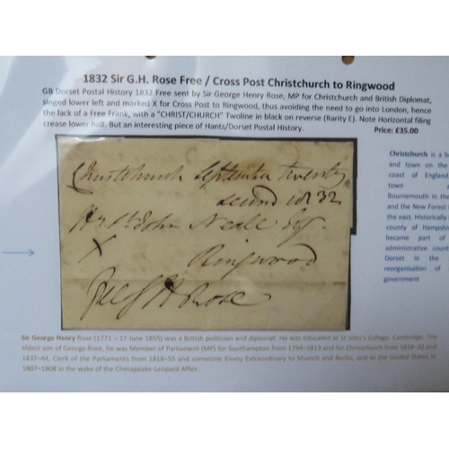 POSTAL HISTORY, useful range with 1680 London Penny Post Valentine anti ...