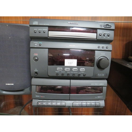 A SAMSUNG STEREO SYSTEM