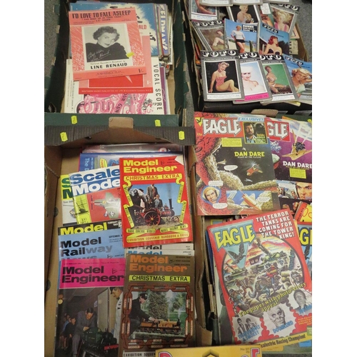 A LARGE QUANTITY OF VINTAGE MAGAZINES TO INCLUDE THE WRITE, PHOTOGRAPH ...