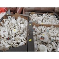 A large collection of assorted crested ware (3 trays)