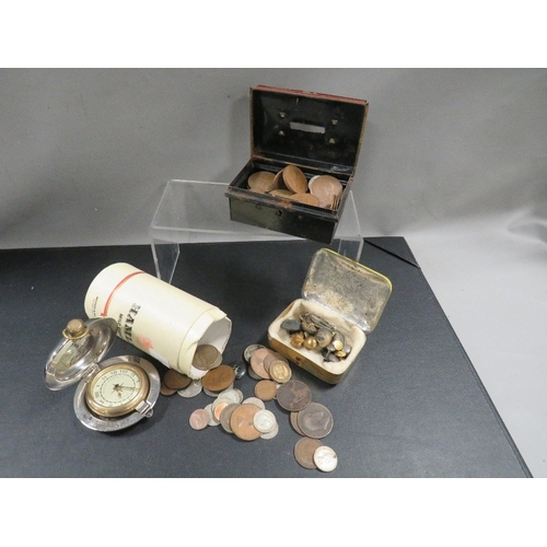 A small quantity of collectables to include small coin collection ...