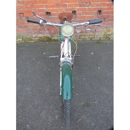 A PART RESTORED 1967 RALEIGH RUNABOUT MODEL RM6 MOPED, with original ...