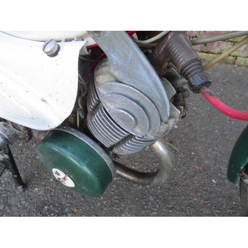 A PART RESTORED 1967 RALEIGH RUNABOUT MODEL RM6 MOPED, with original ...