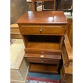 A pair of modern bedside chests