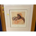 A signed Lester Piggott print No 128/1500