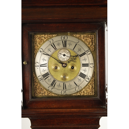 THOMAS STRINGER, DRAYTON. A MID-18TH CENTURY EIGHT-DAY OAK LONGCASE ...
