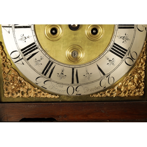 THOMAS STRINGER, DRAYTON. A MID-18TH CENTURY EIGHT-DAY OAK LONGCASE ...