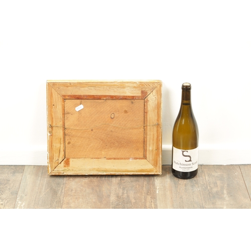 AN EARLY 20TH CENTURY OIL ON BOARD PORTRAIT OF A BULLDOG signed D ...