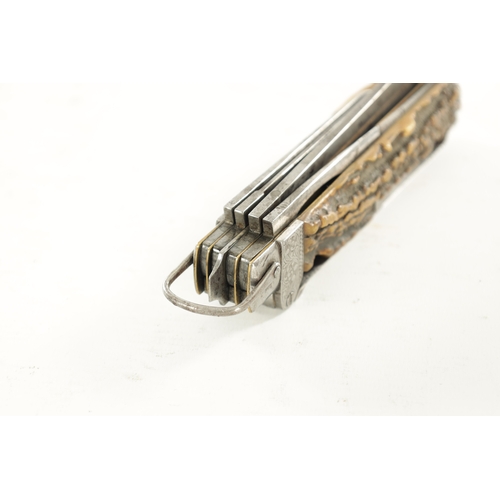 AN OVERSIZED 19TH CENTURY COACHMAN'S MULTIBLADE FOLDING POCKET KNIFE ...