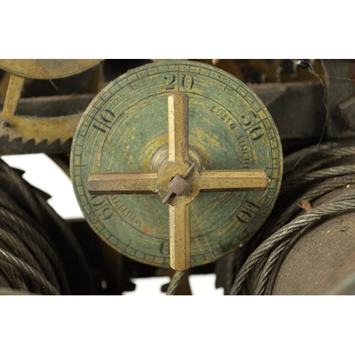 WHITEHURST, DERBY. AN 18TH CENTURY STRIKING TURRET CLOCK MOVEMENT ...