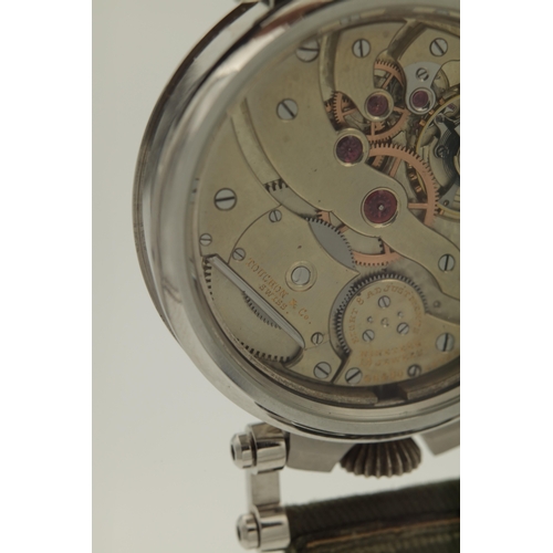 A GENTLEMAN'S STAINLESS STEEL TOUCHON (SWISS) WRISTWATCH WITH POCKET ...