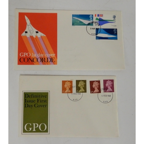 CONCORDE GPO 1st DAY COVERS 3 MAR 1969 ( aprx. 400) and Definitive ...