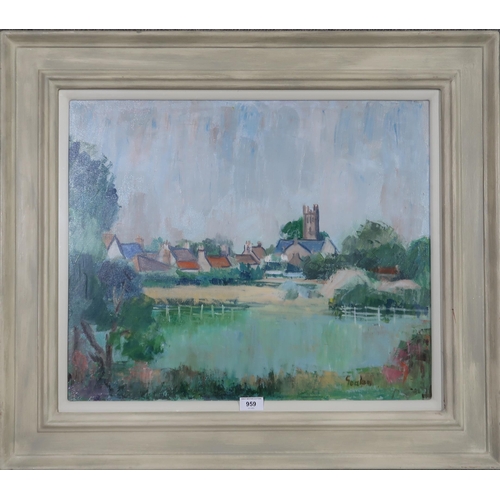 DELNY GOALEN (SCOTTISH 1932-2023) KILCONQUAR Oil on canvas, signed ...