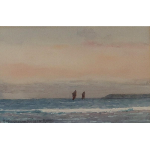 PETER MACGREGOR WILSON R.S.W (1856 - 1928) Evening, signed, watercolour ...
