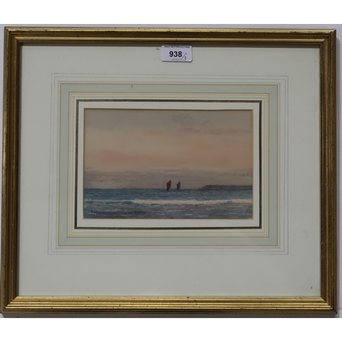 PETER MACGREGOR WILSON R.S.W (1856 - 1928) Evening, signed, watercolour ...