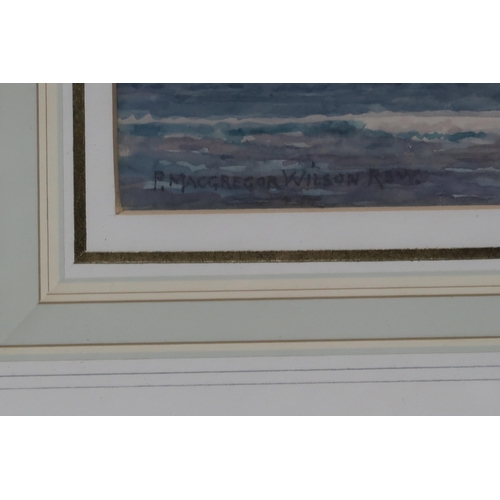 PETER MACGREGOR WILSON R.S.W (1856 - 1928) Evening, signed, watercolour ...